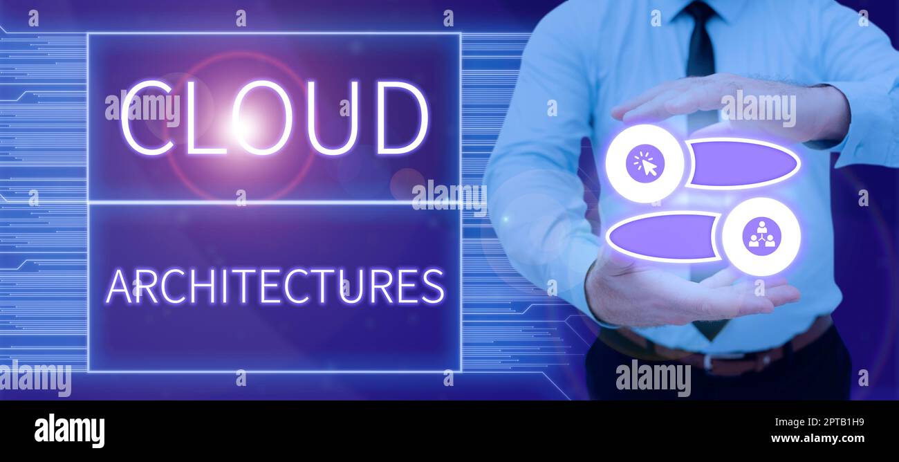 Text showing inspiration Cloud ArchitecturesVarious Engineered Databases Softwares Applications ...