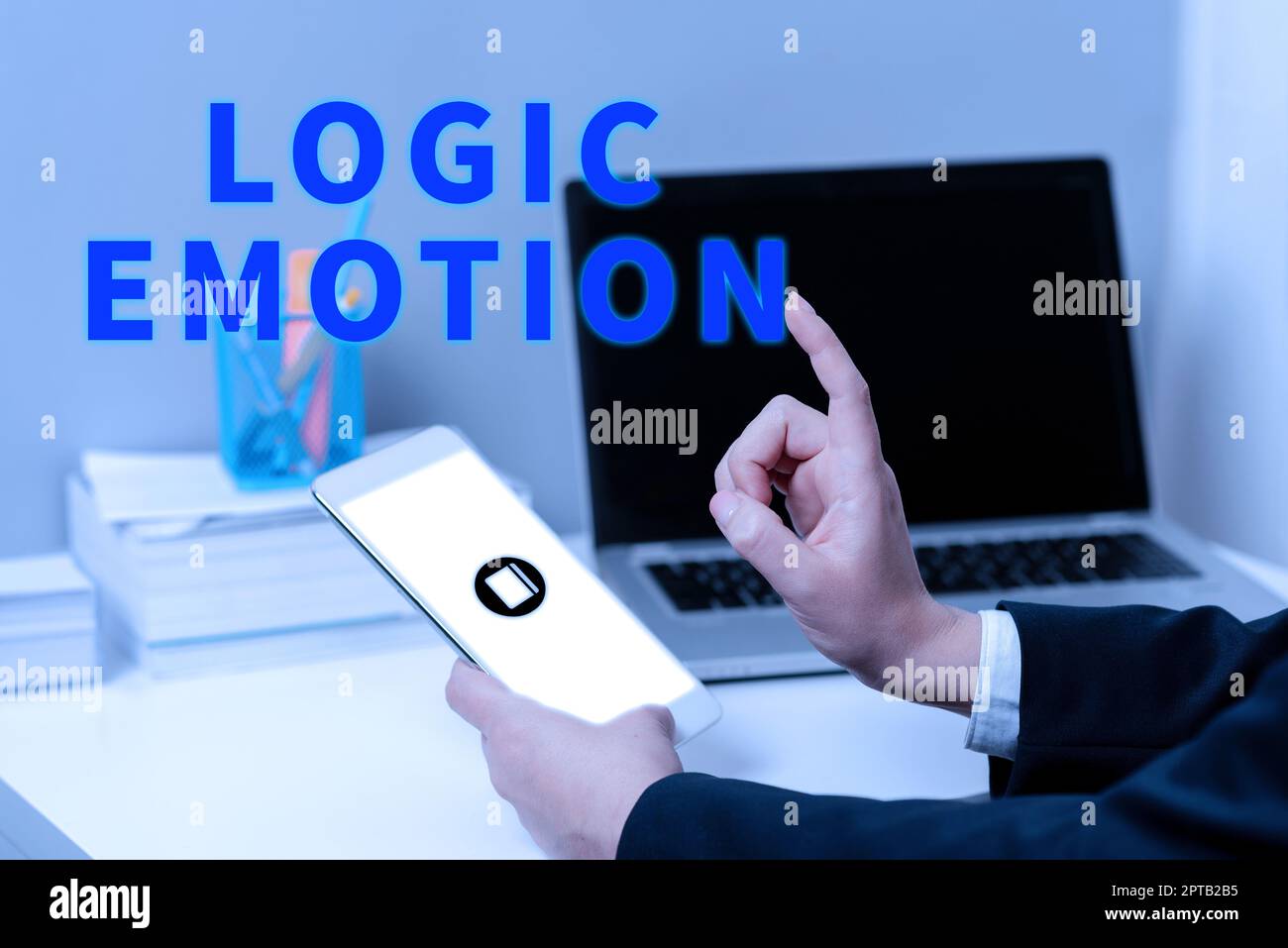 Text showing inspiration Logic Emotion, Internet Concept Unpleasant ...