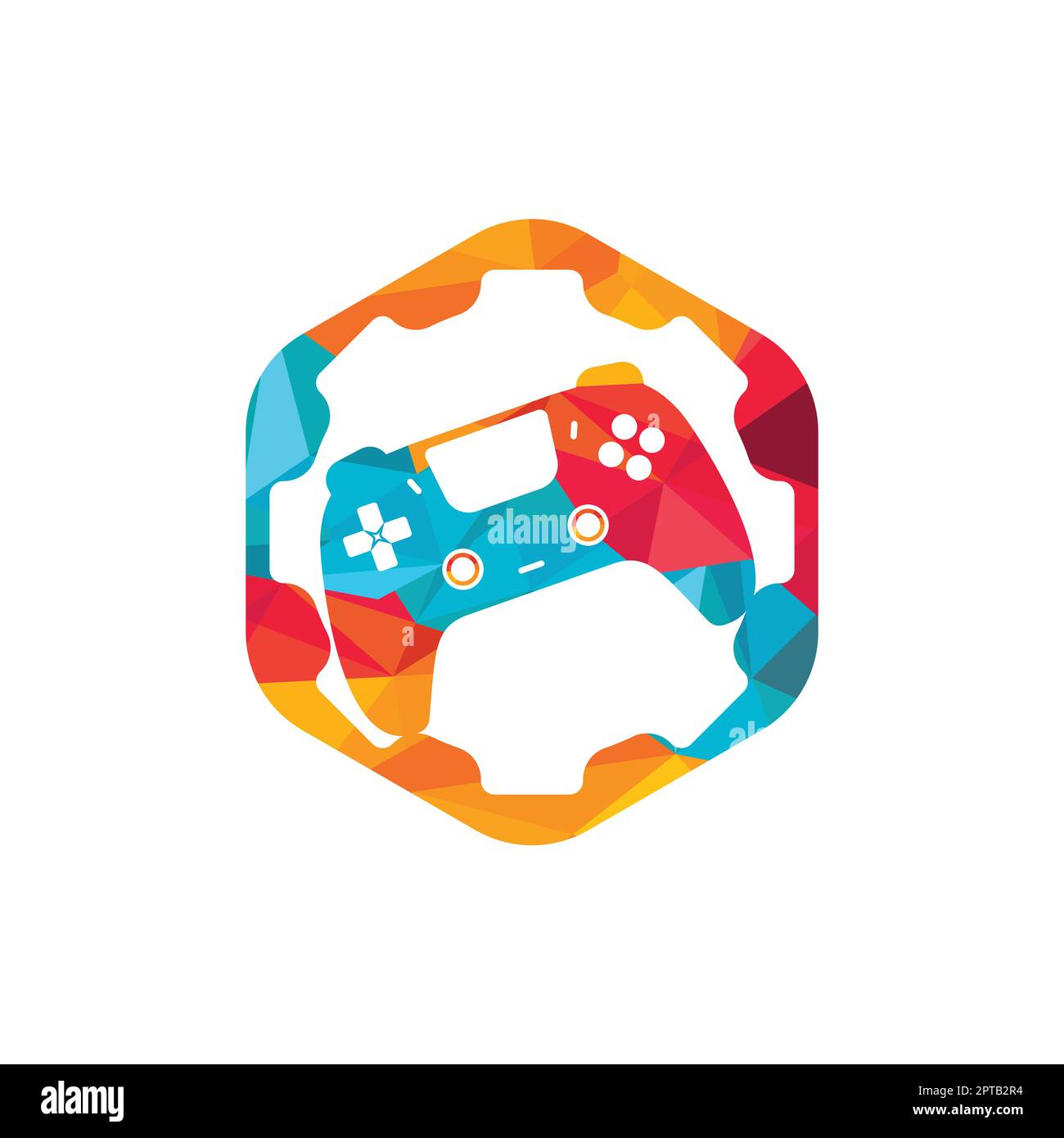 Game console repair vector logo design template Stock Vector Image ...
