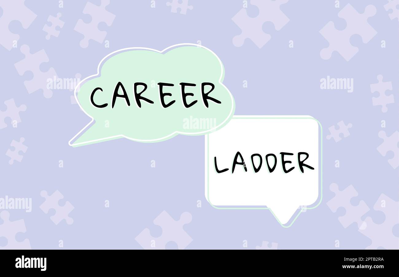 Handwriting text Career Ladder, Business overview Job Promotion ...