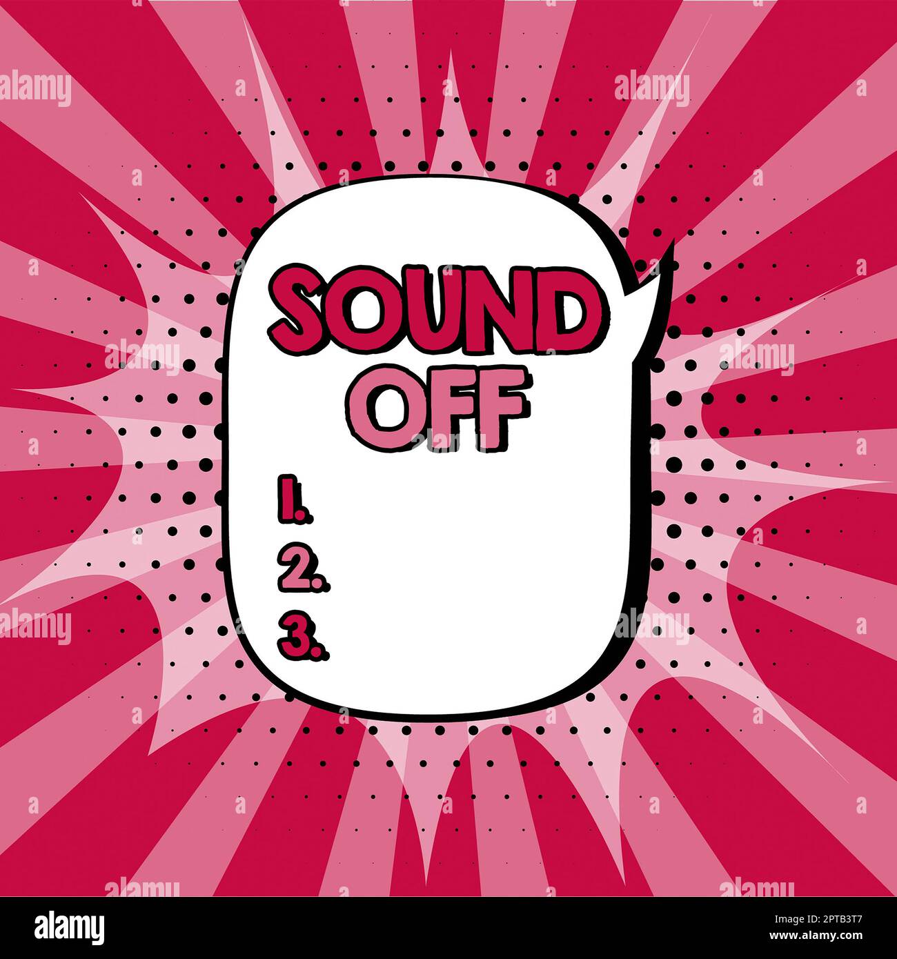 Writing displaying text Sound Off, Word Written on To not hear any kind ...