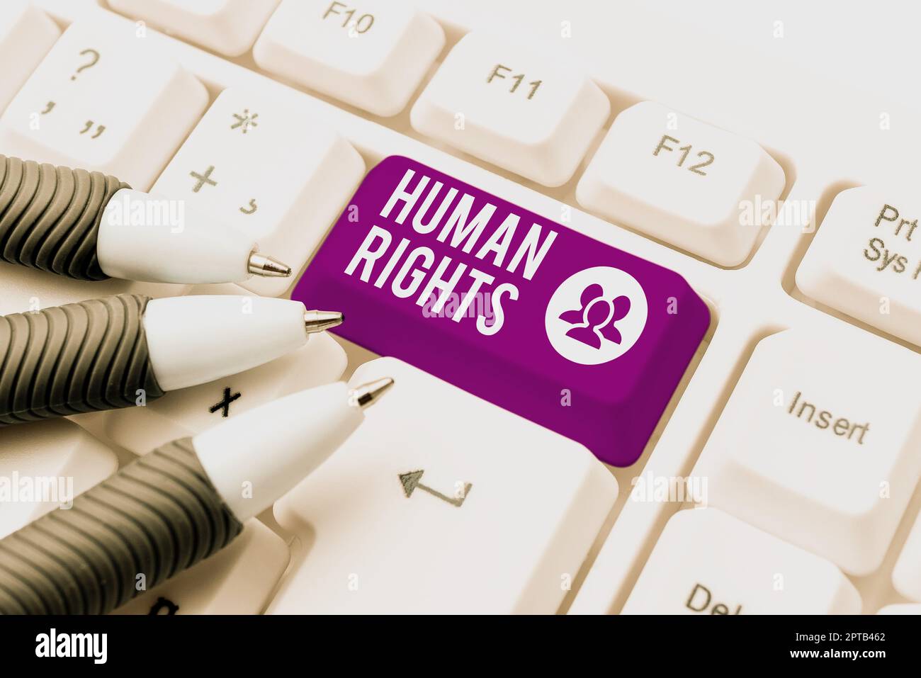 Text showing inspiration Human Rights, Conceptual photo Moral ...