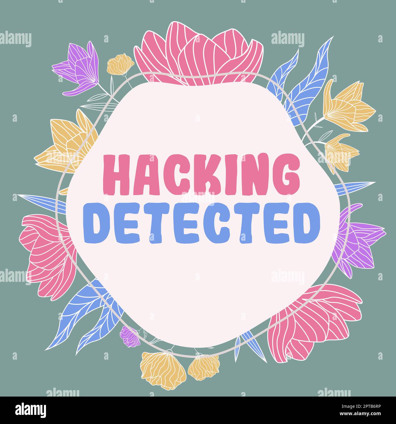 Text showing inspiration Hacking Detected, Internet Concept activities ...