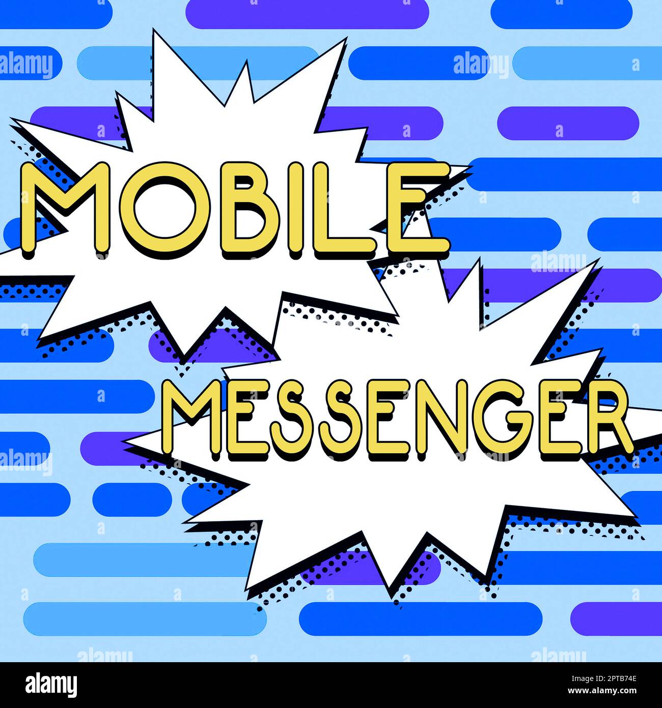 Handwriting text Mobile Messenger, Business approach tickets arrive as ...