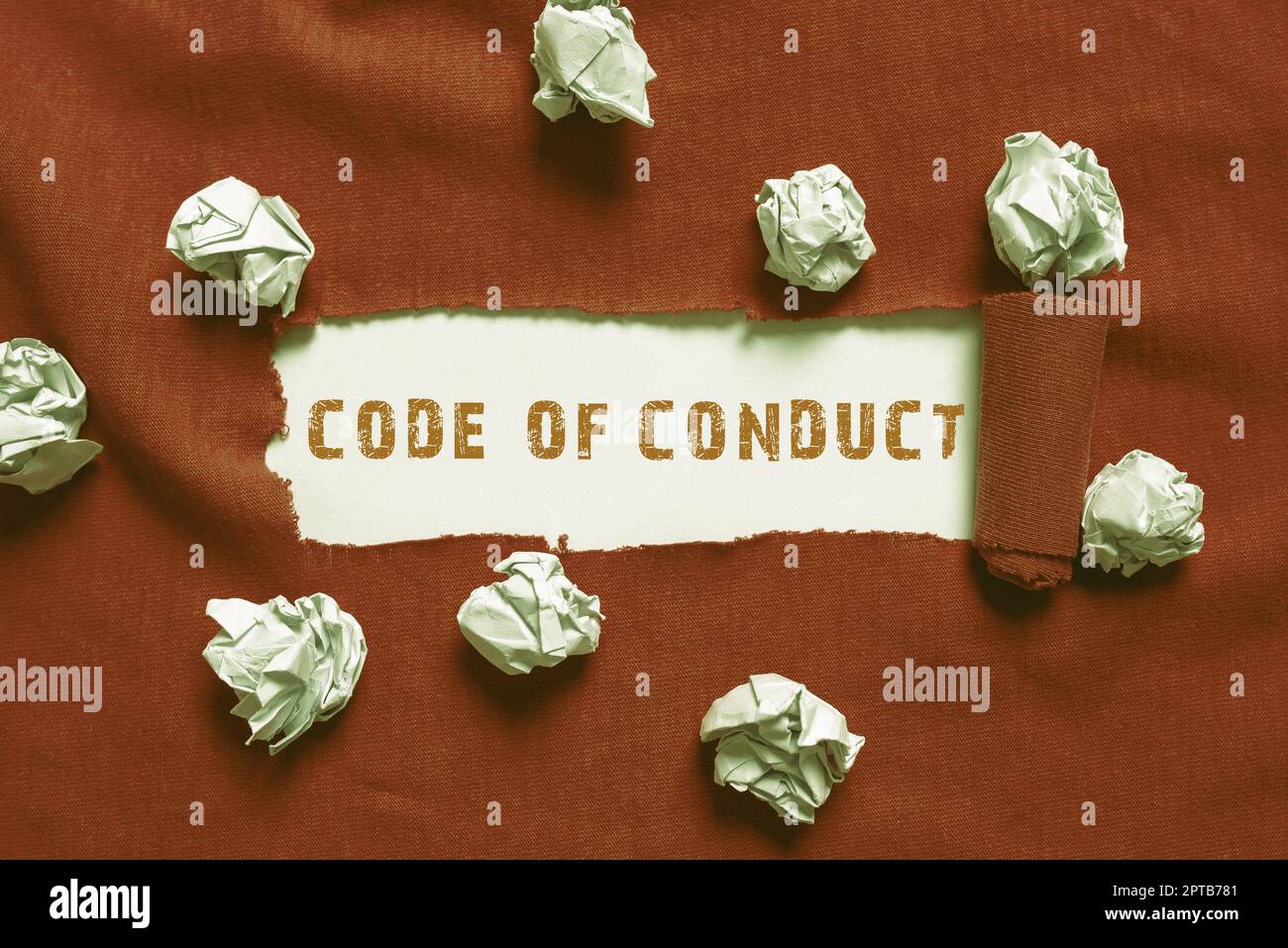 Inspiration showing sign Code Of Conduct, Concept meaning set of ...