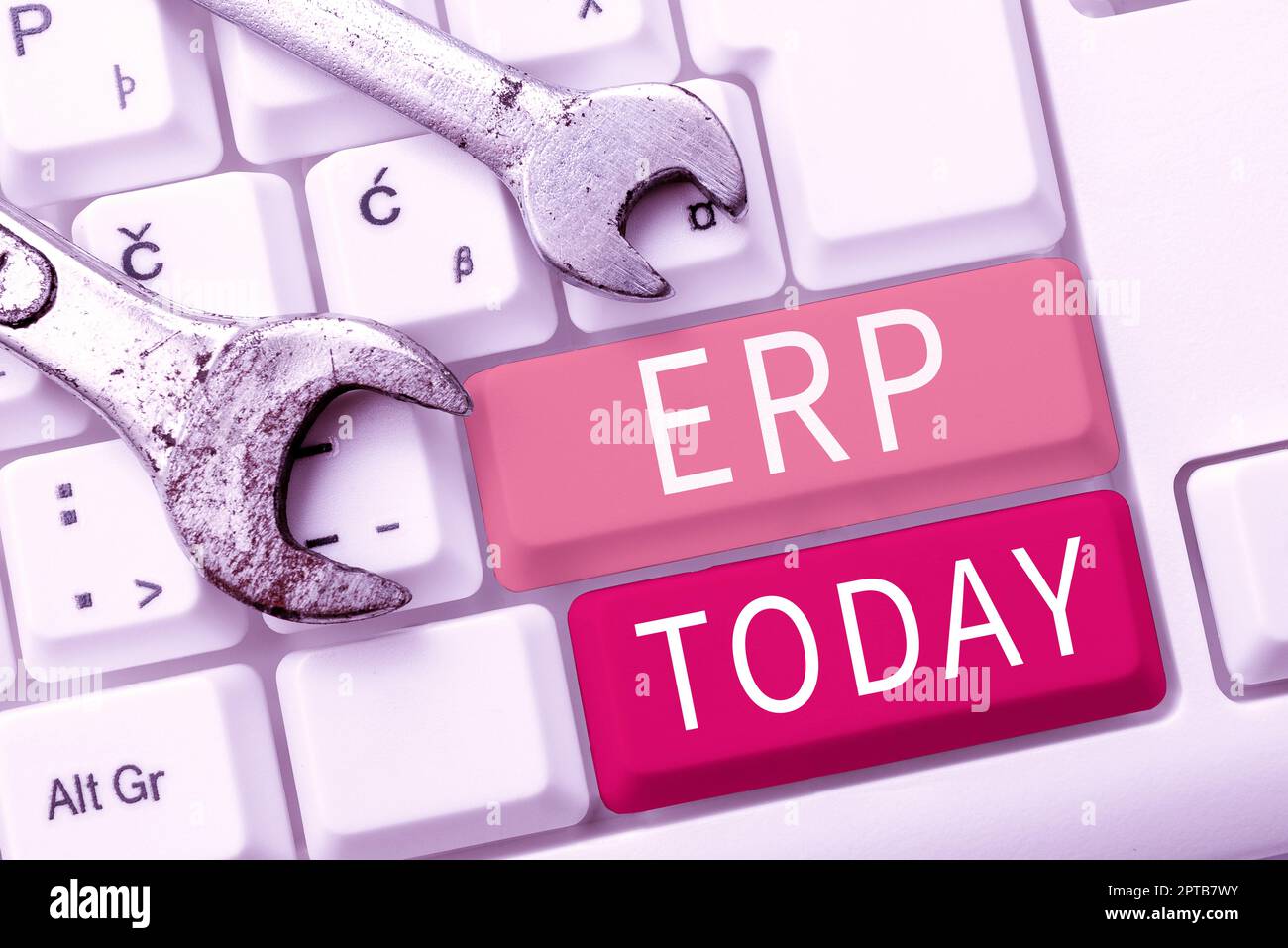 Writing displaying text Erp, Business concept enterprise resource ...