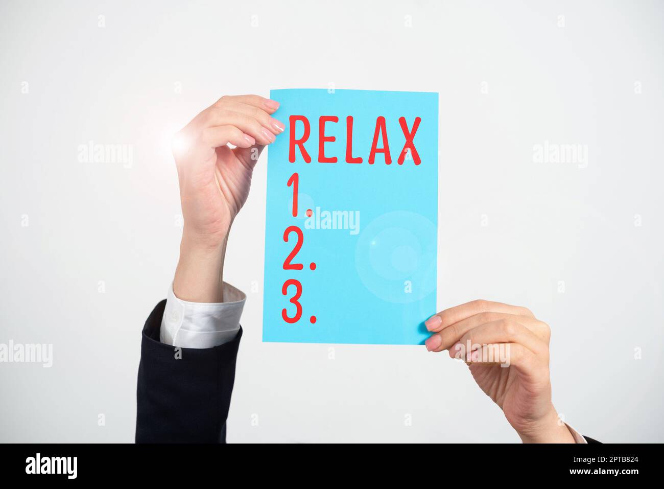 Text showing inspiration Relax, Word Written on become less active more ...