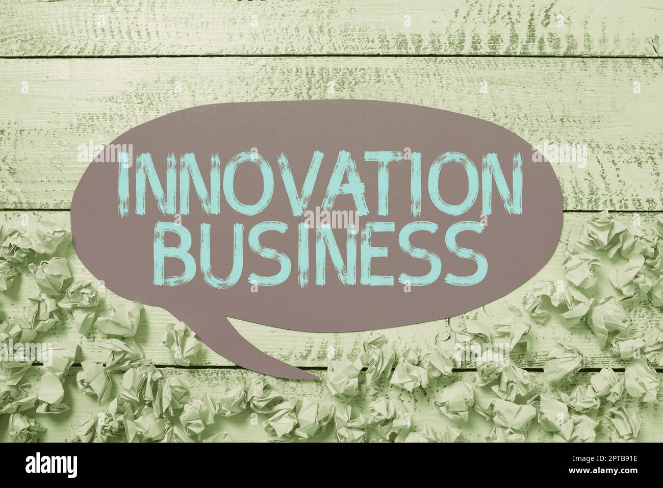 Text sign showing Innovation Business, Business overview Set of Rules ...