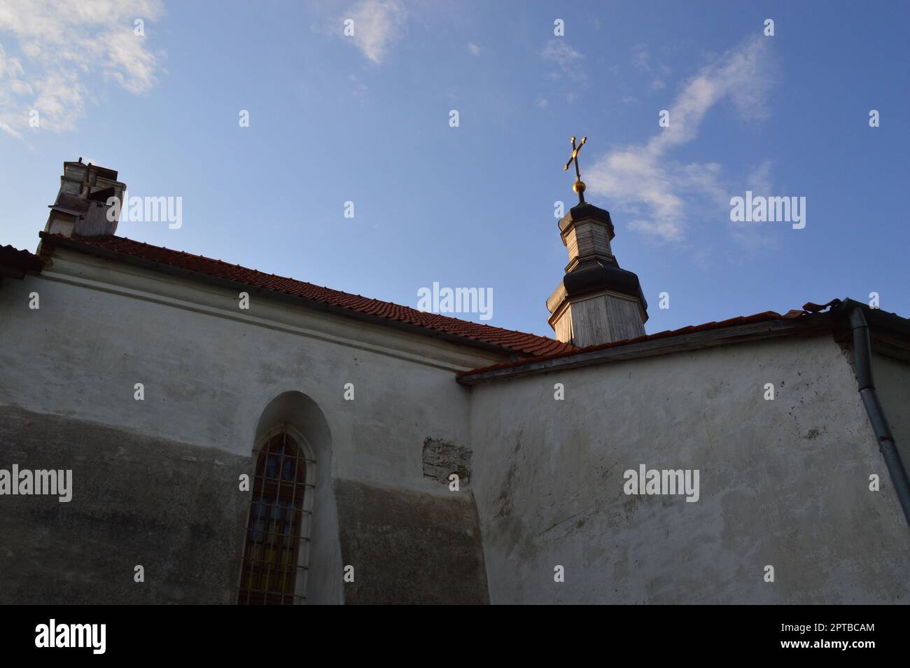 Architecture of an ancient castle Stock Photo - Alamy