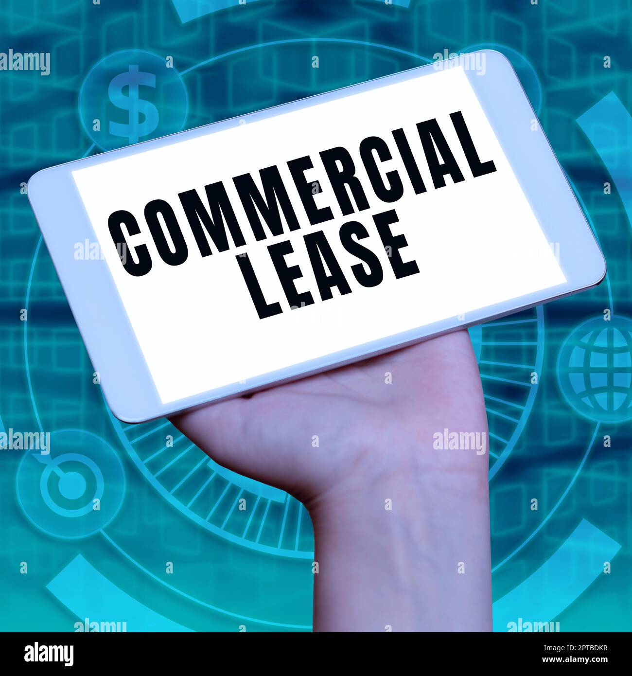 Conceptual display Commercial Lease, Word for study of both computer ...