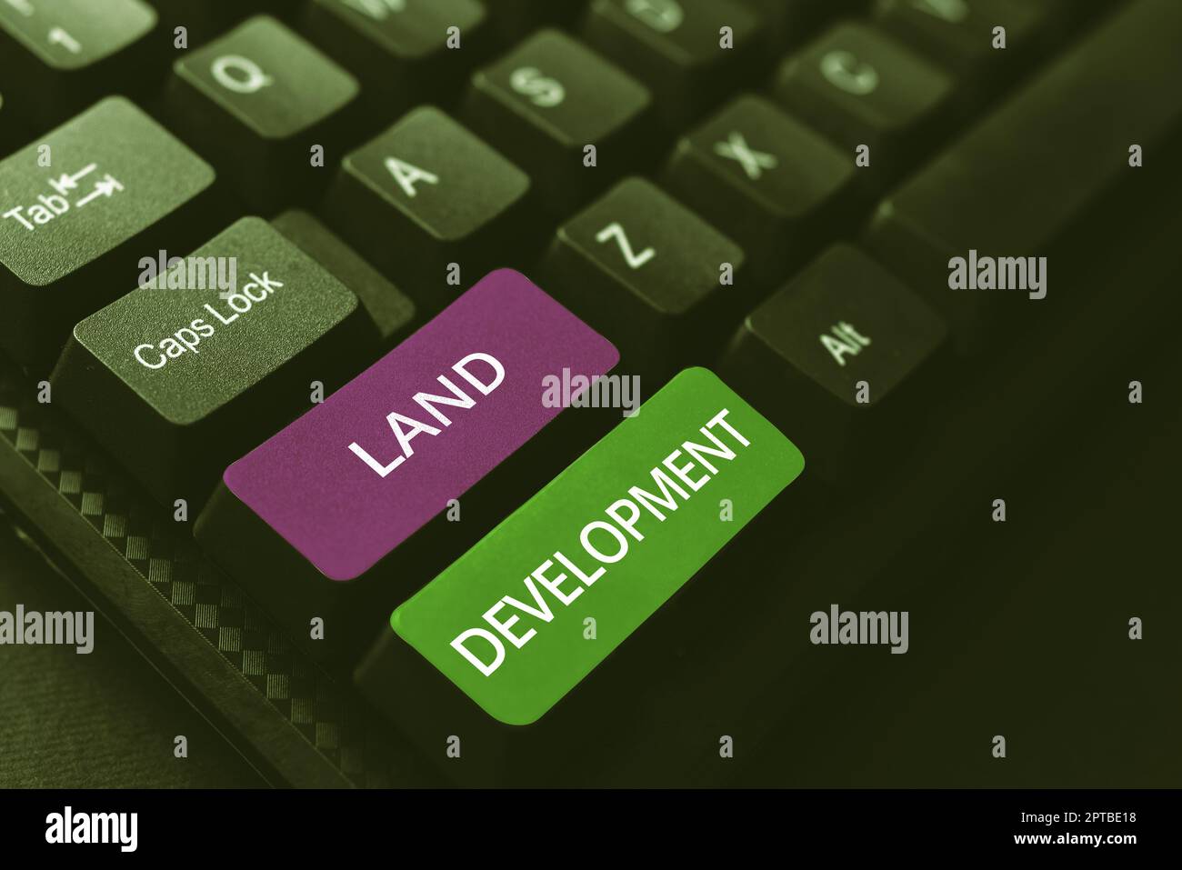 Handwriting text Land Development, Word Written on learn to develop ...
