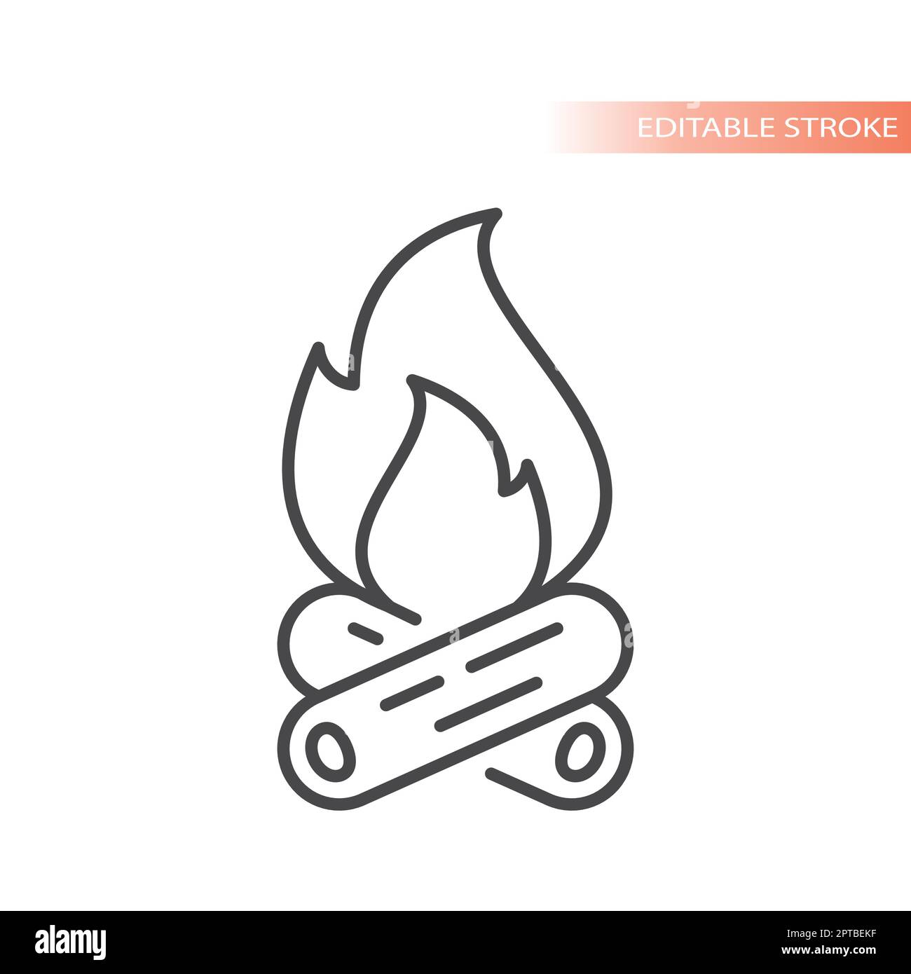 Outlined fire Stock Vector Images - Alamy