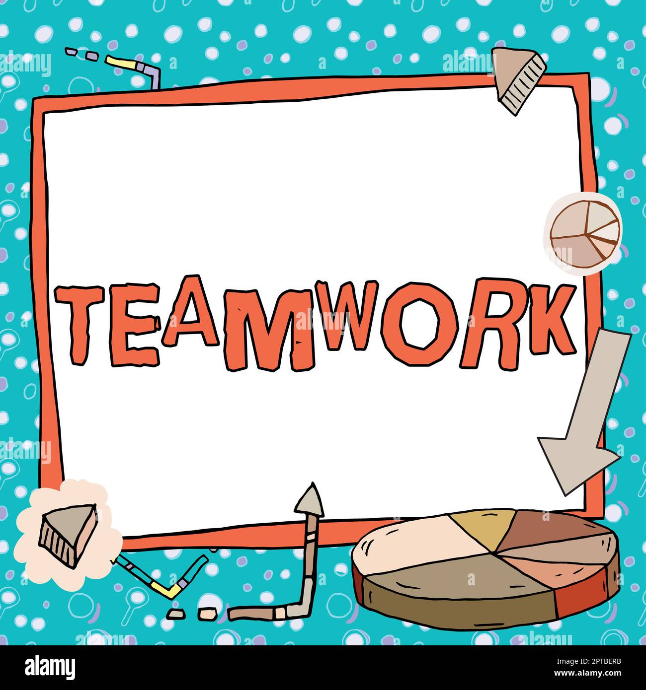 Conceptual caption Teamwork, Word for the group s is collaborative ...