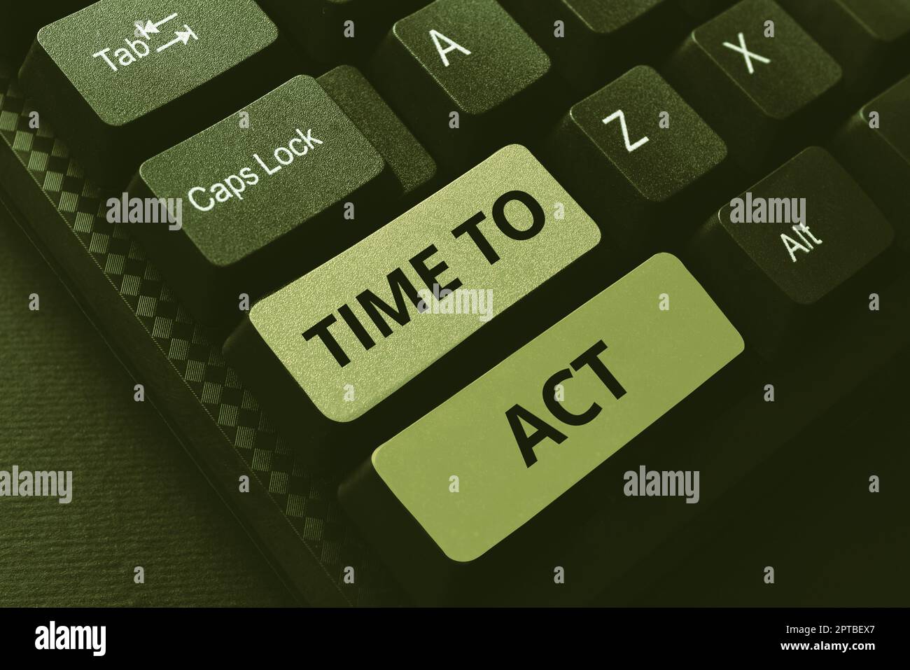 Conceptual caption Time To Act, Internet Concept when you purify your body of toxins or stop ...