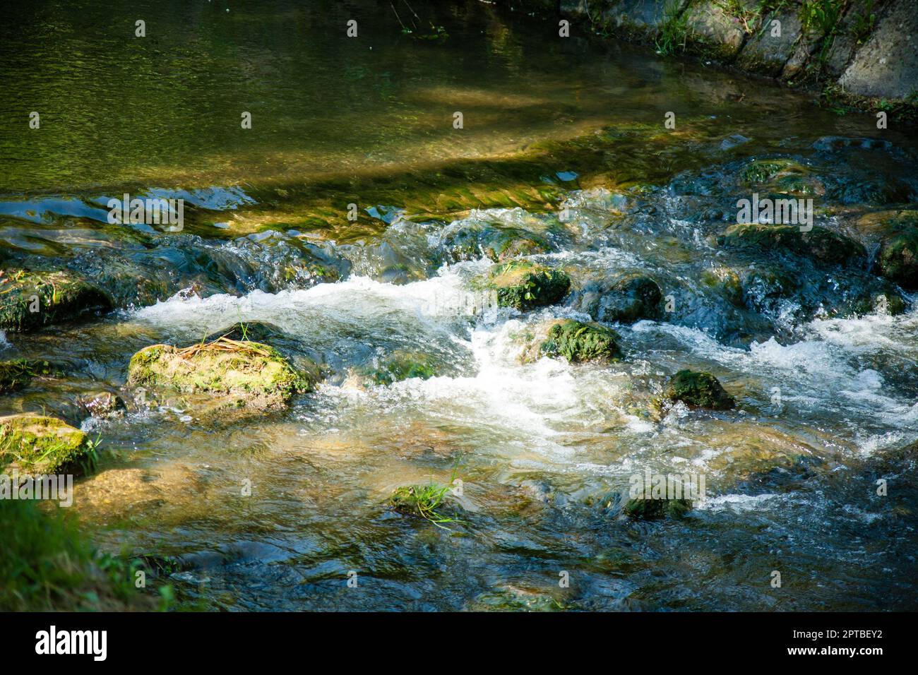 Gradna stream by Samobor pedestrian walkway Stock Photo - Alamy