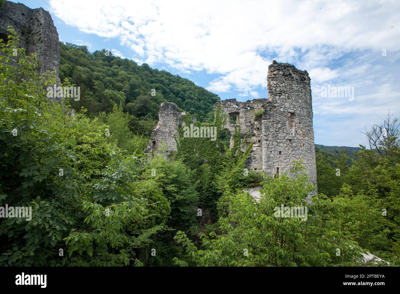 Ruins of ancient old town in Samobor, Croatia Stock Photo - Alamy