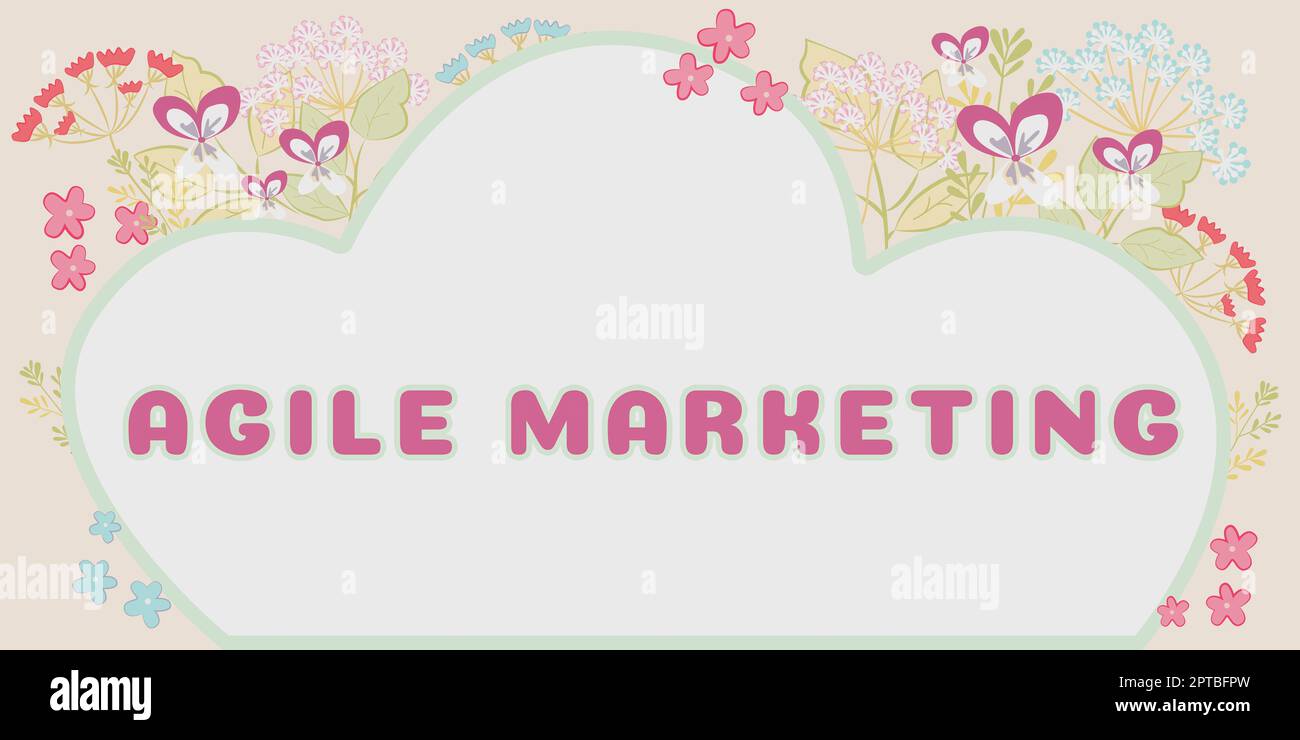 Text caption presenting Agile Marketing, Word Written on anything that ... Text caption presenting Agile Marketing, Word Written on anything that ...
