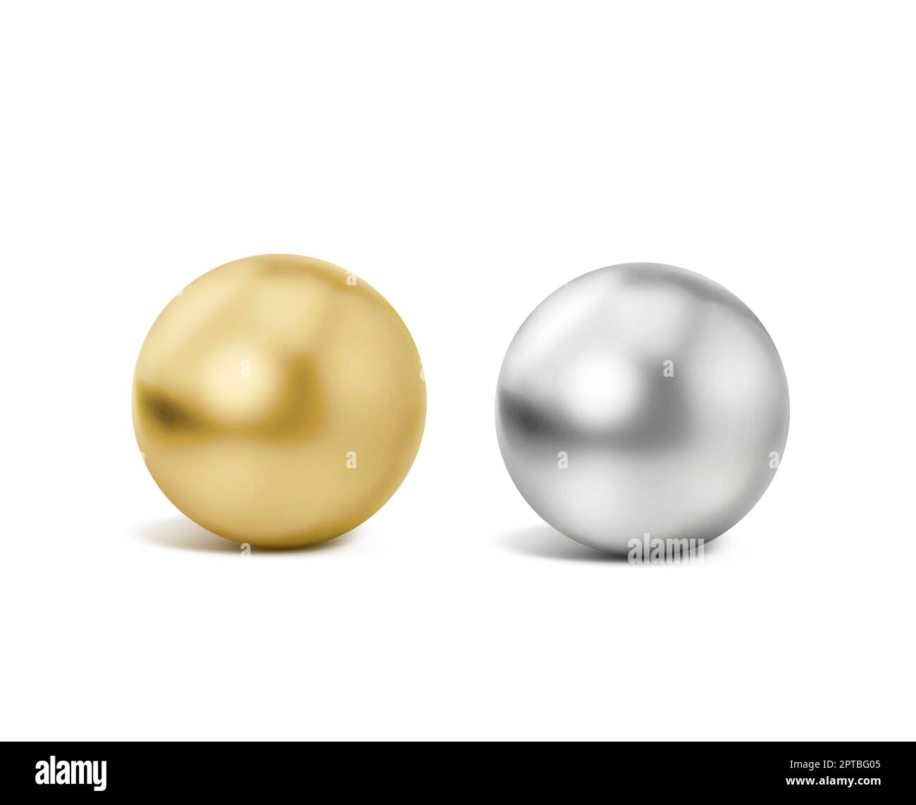 isolated steel metal ball on white background. 3d render Stock Photo ...