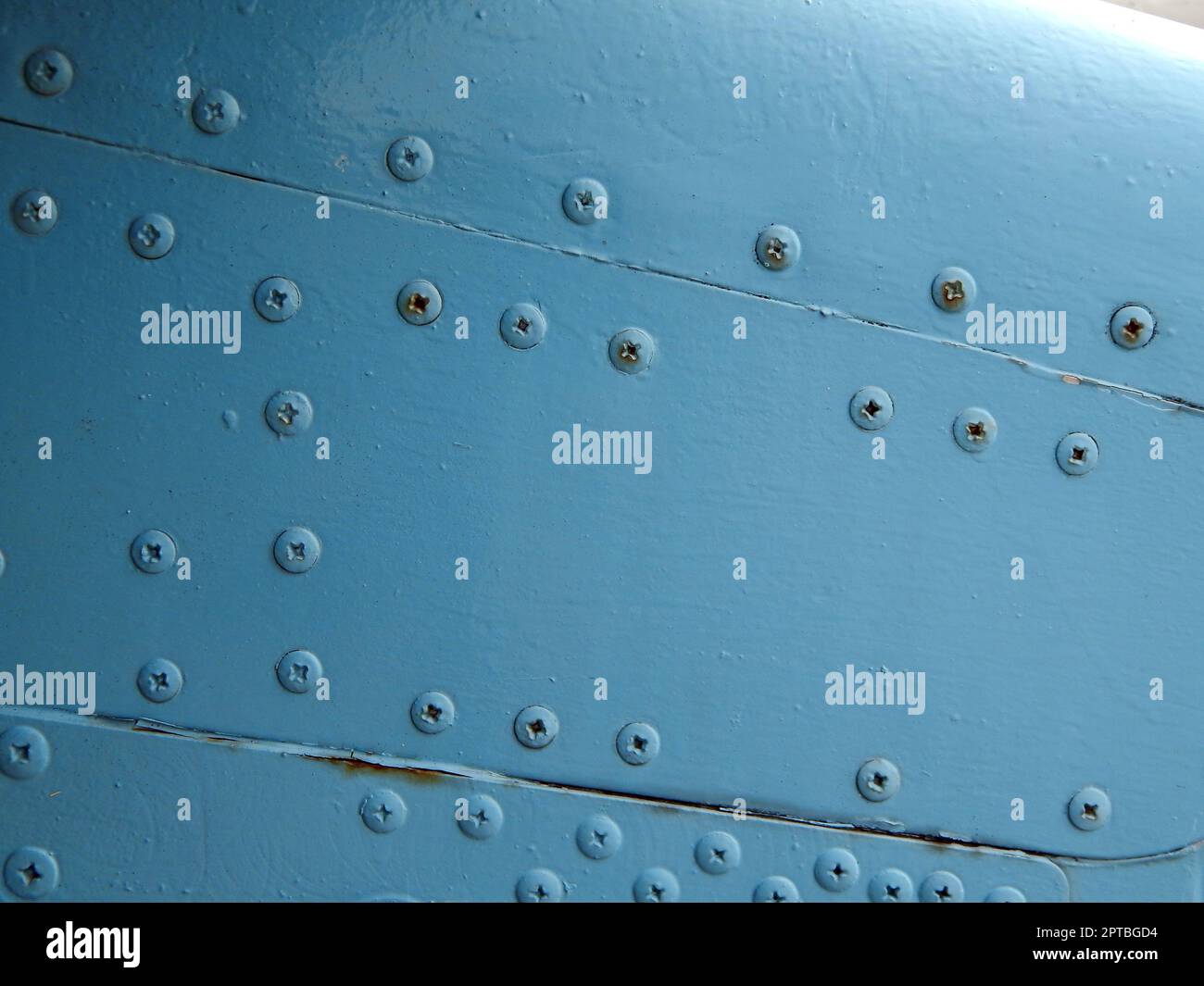 Aviation textures plating of aircraft and helicopter rivets Stock Photo ...