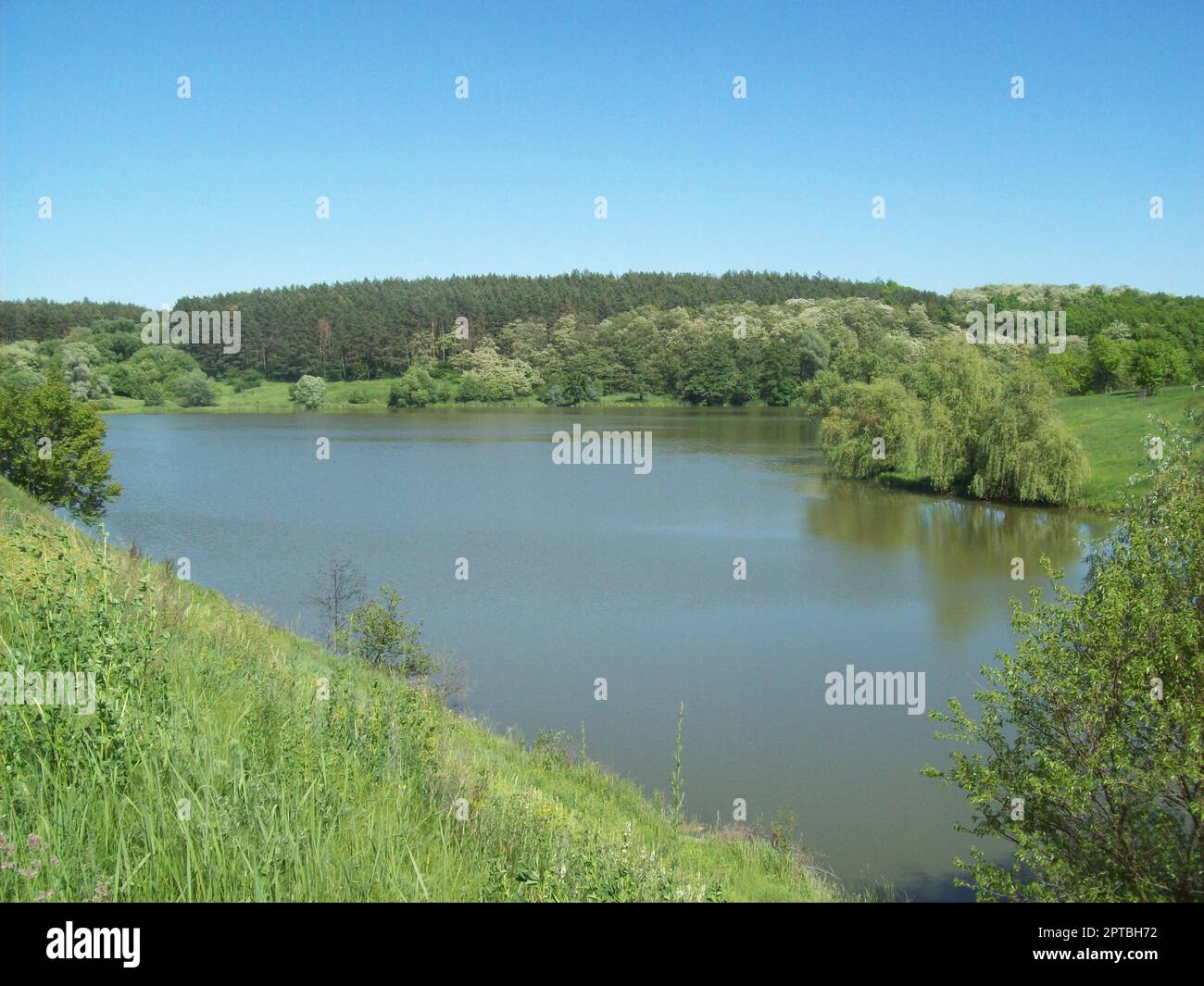 River and lakes in the countryside Stock Photo - Alamy