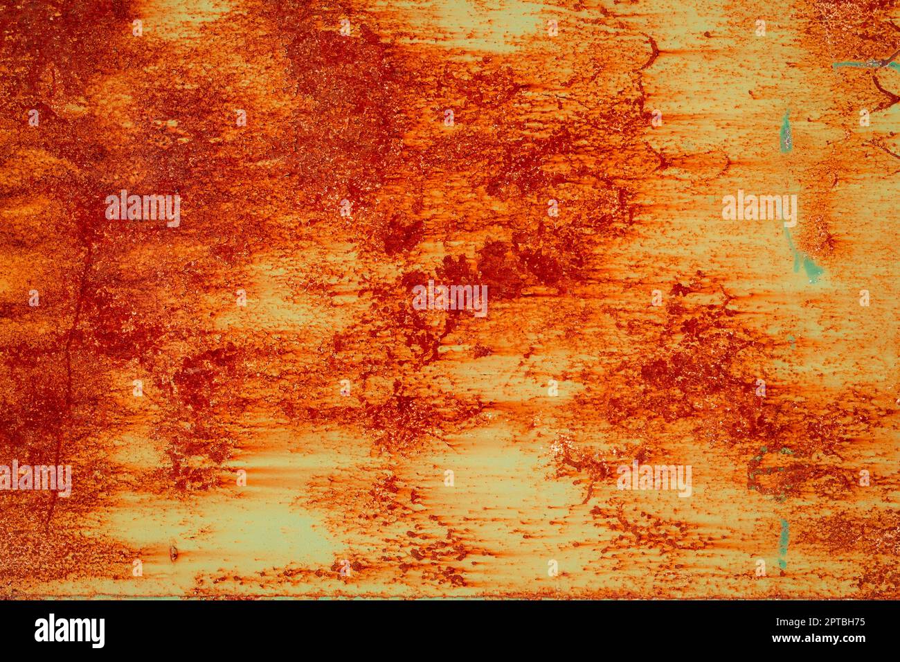 Rusty corrosive wall, iron covered with rust and corrosion paint. Rust ...