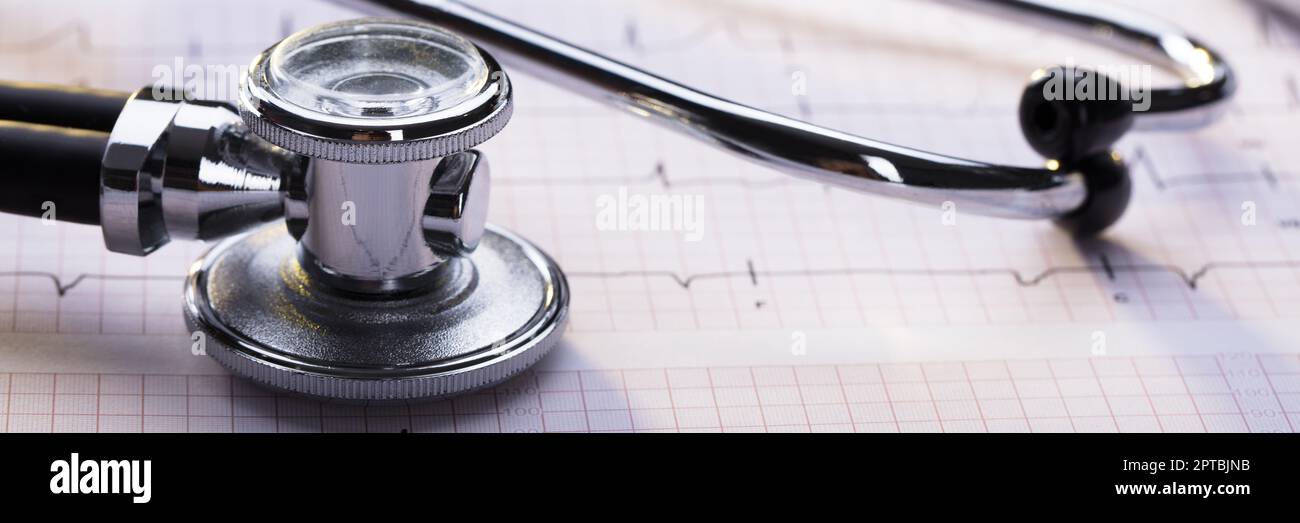 Heart Electrocardiogram In Hospital Cardiogram Heartbeat Test Stock ...