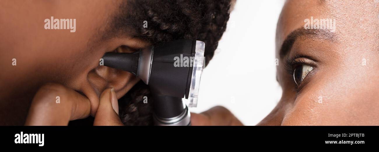 Hearing check child hi-res stock photography and images - Alamy