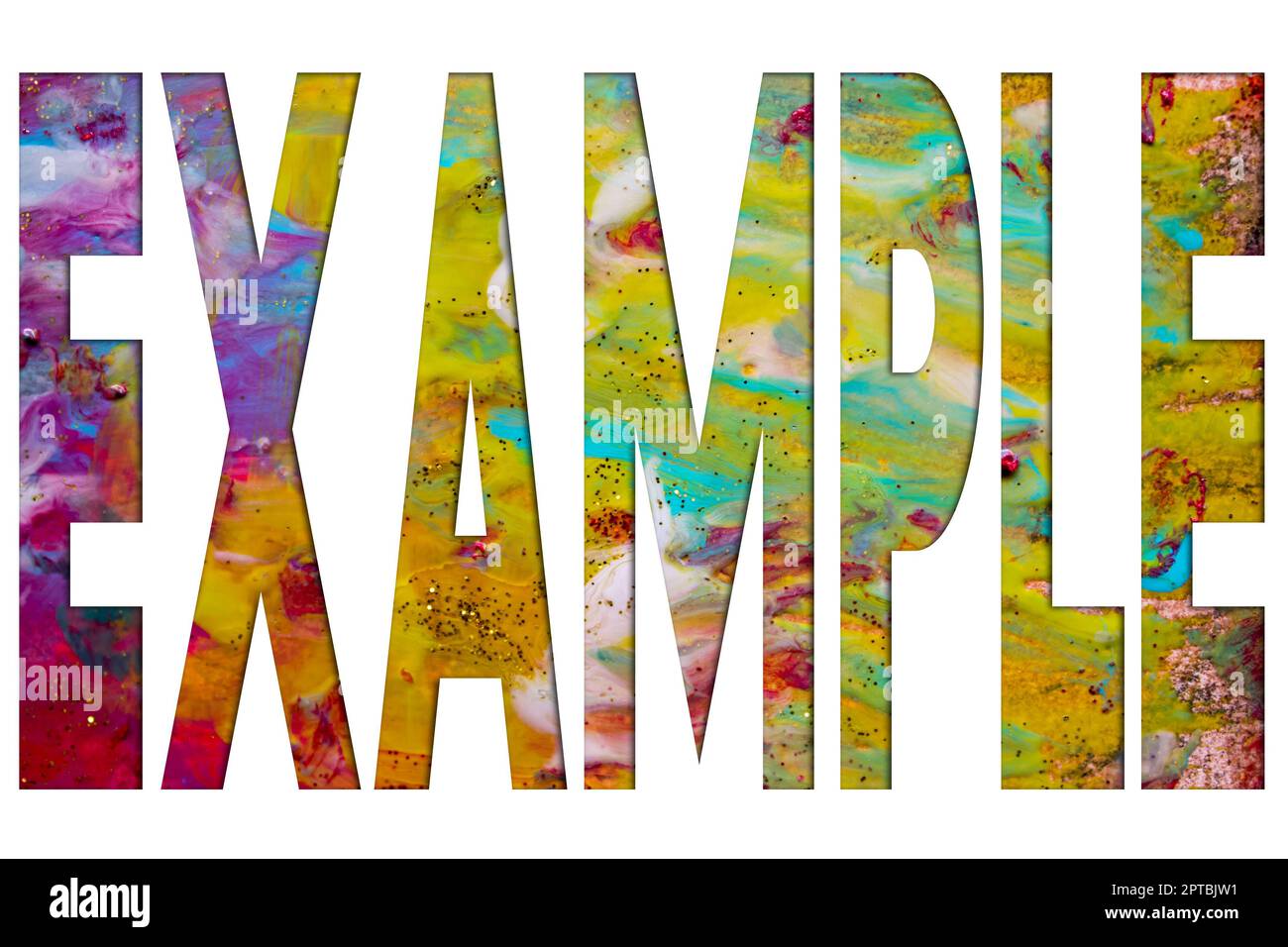 Acrylic painting example hi-res stock photography and images - Alamy