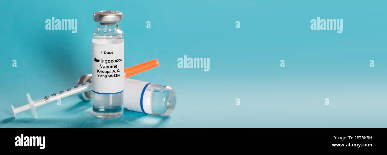 Meningococcal Vaccine Injection. Medical Therapy Treatment Drug Stock ...