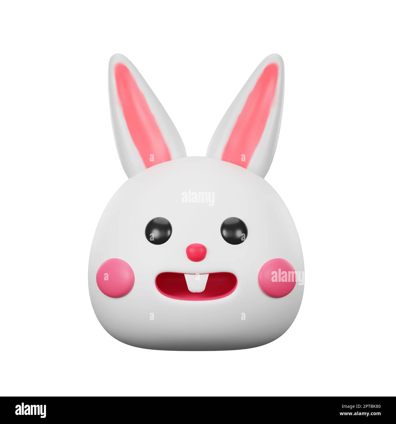 3d avatar profile rabbit Stock Photo - Alamy