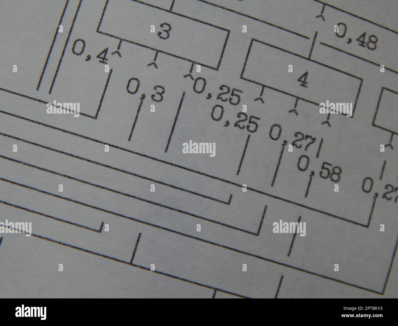 Scientific charts, cardiograms and mathematical calculations Stock ...