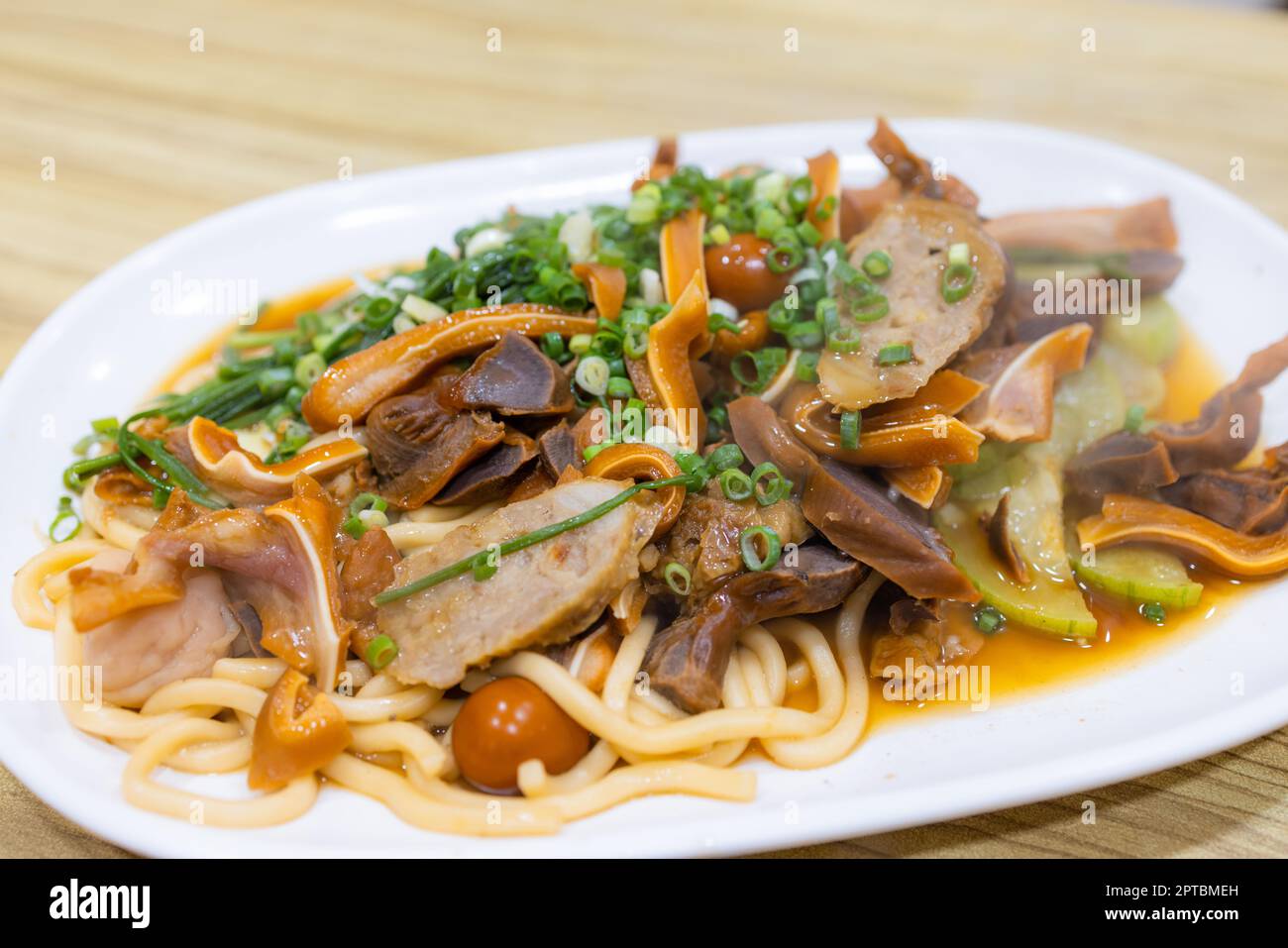 Taiwanese cuisine soy sauce braised food Stock Photo - Alamy