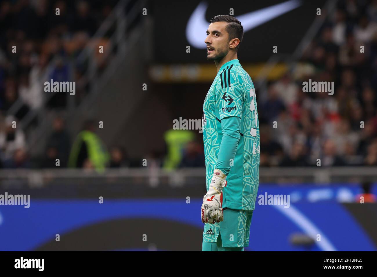 Milan, Italy. 26th Apr, 2023. Italy, Milan, apr 26 2023: Mattia Perin ...