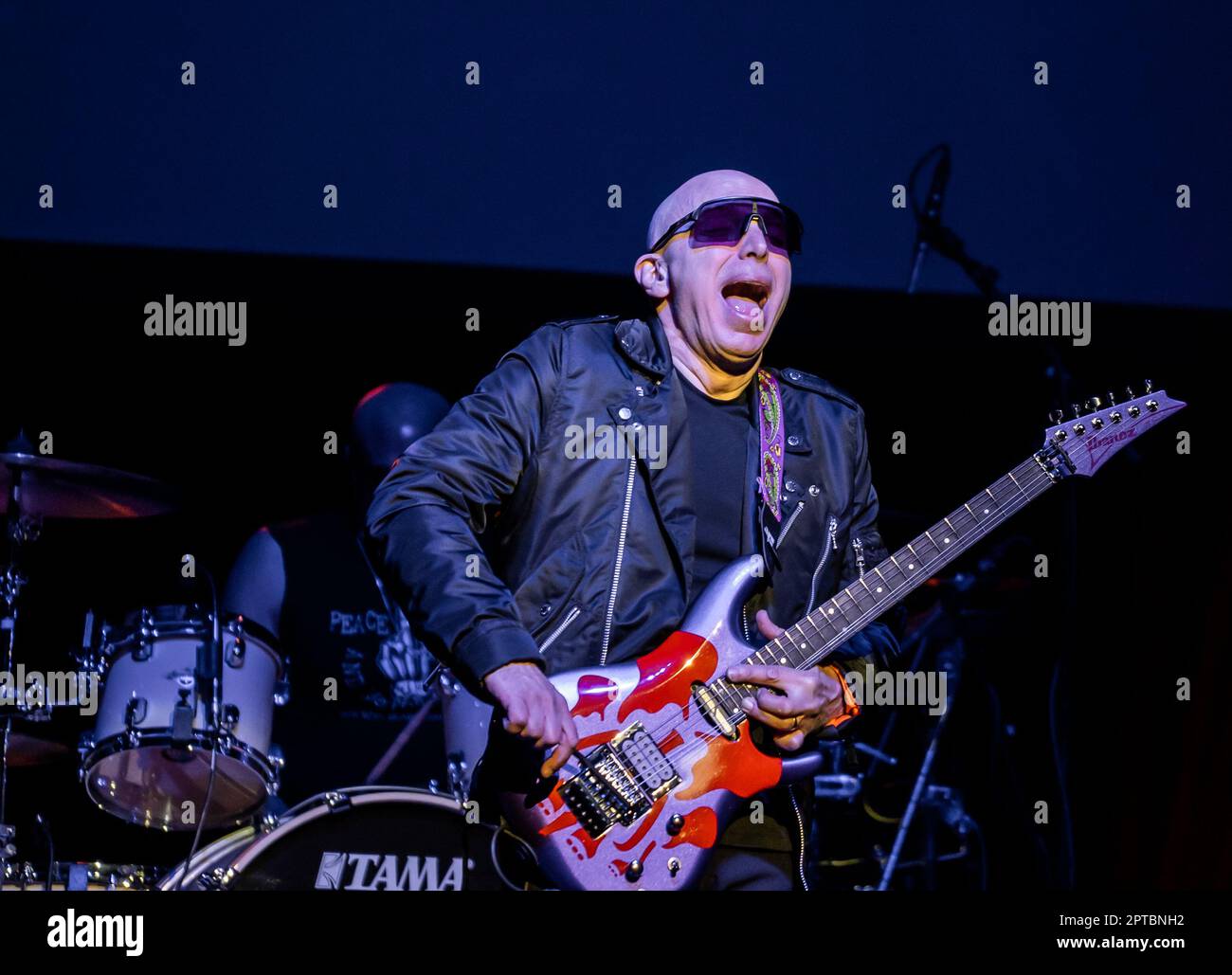 Naples, Italy, 26/04/2023, Joe Satriani at the Augusteo Theater in ...