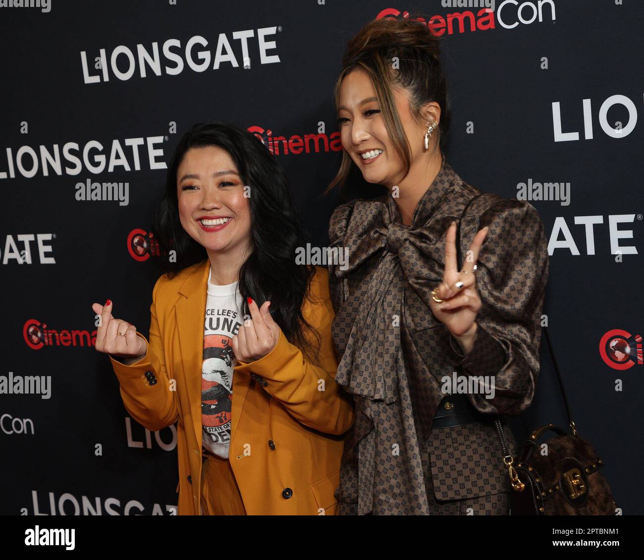 Las Vegas, NV, USA. 27th Apr, 2023. Sherry Cola, Ashley Park at ...