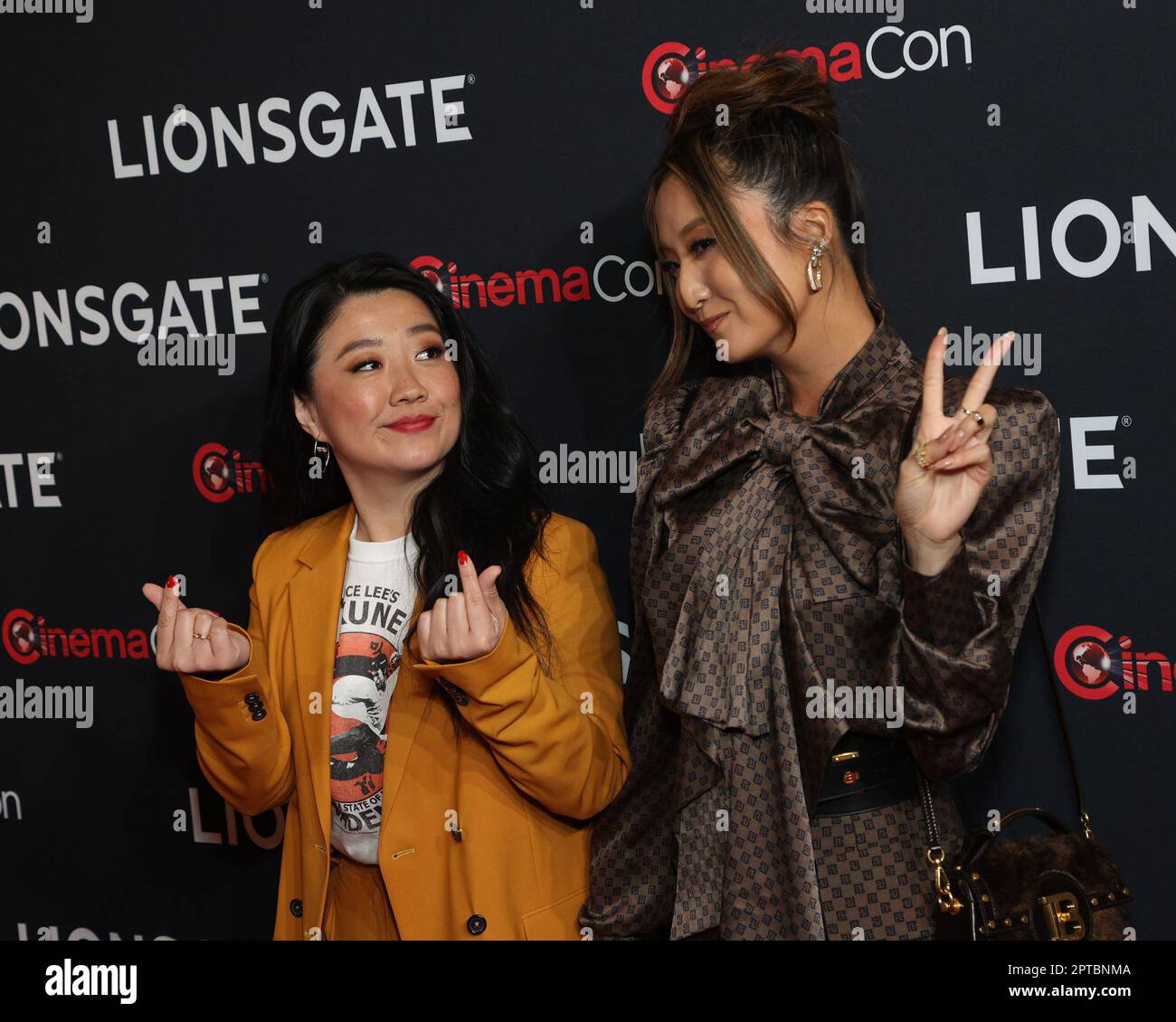 Las Vegas, NV, USA. 27th Apr, 2023. Sherry Cola, Ashley Park at ...