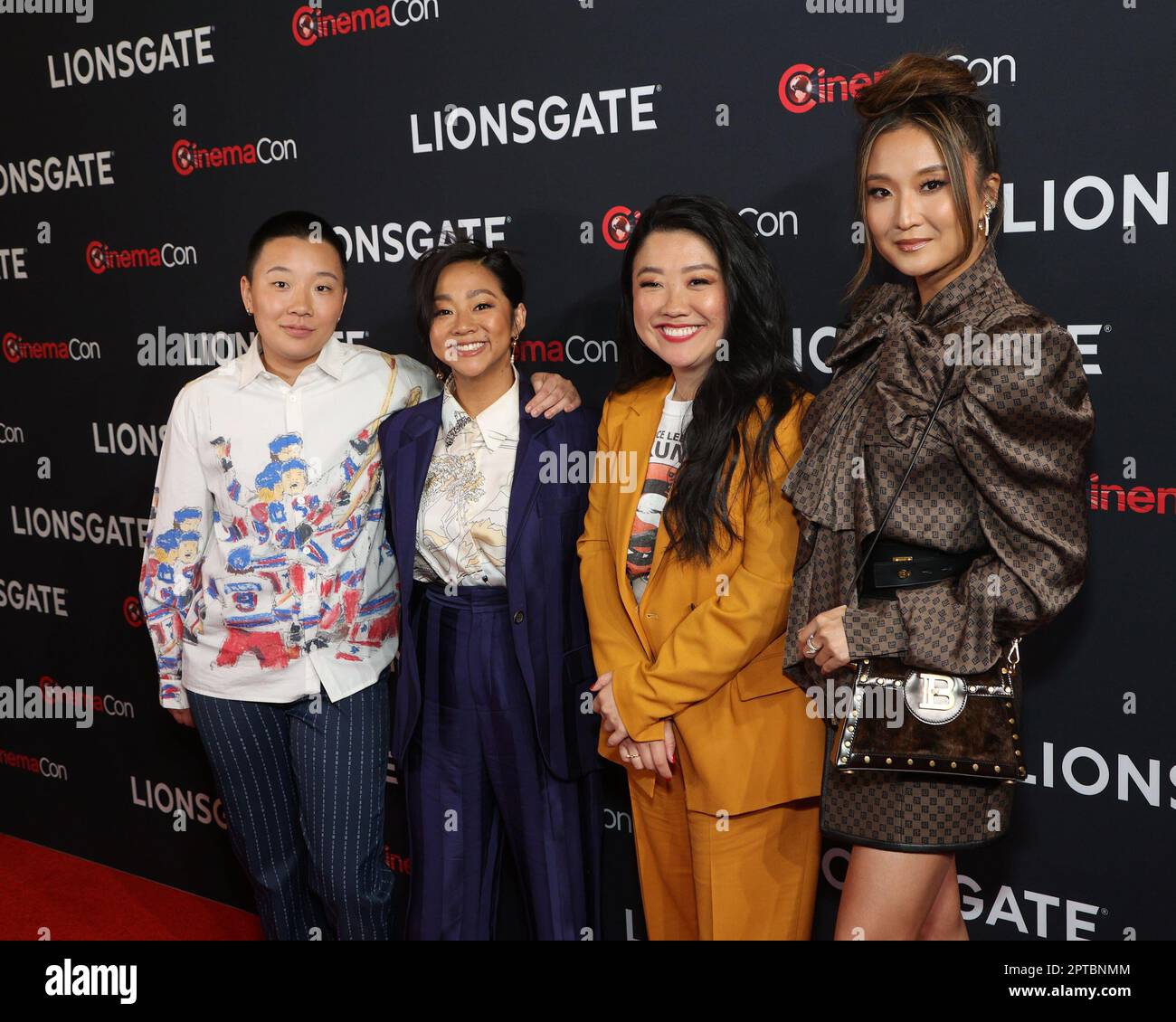 Las Vegas, NV, USA. 27th Apr, 2023. Sabrina Wu, Stephanie Hsu, Sherry ...