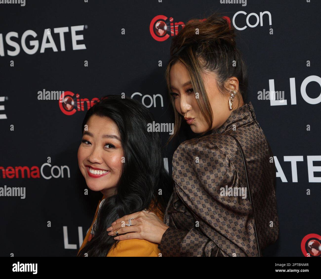 Las Vegas, NV, USA. 27th Apr, 2023. Sherry Cola, Ashley Park at ...