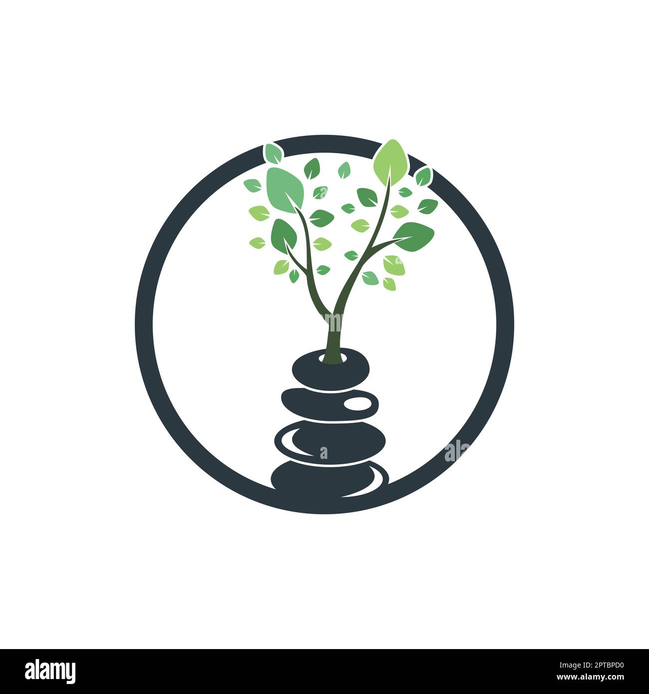 Spa and meditation vector logo design. Zen and wellness logo concept ...