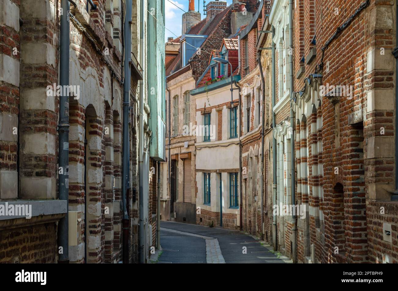 Urban landscape, architecture in the city of Lille, northern France ...