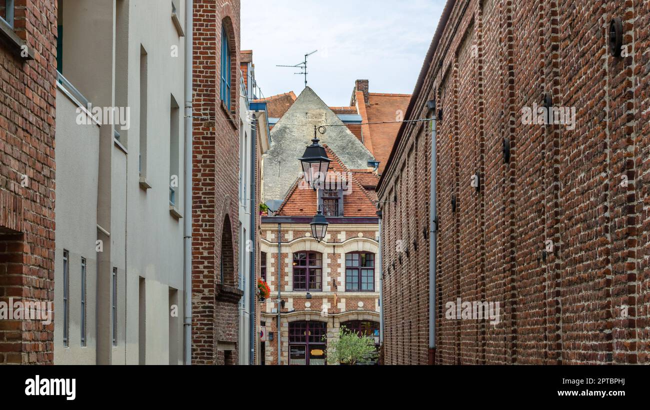 Urban landscape, architecture in the city of Lille, northern France ...