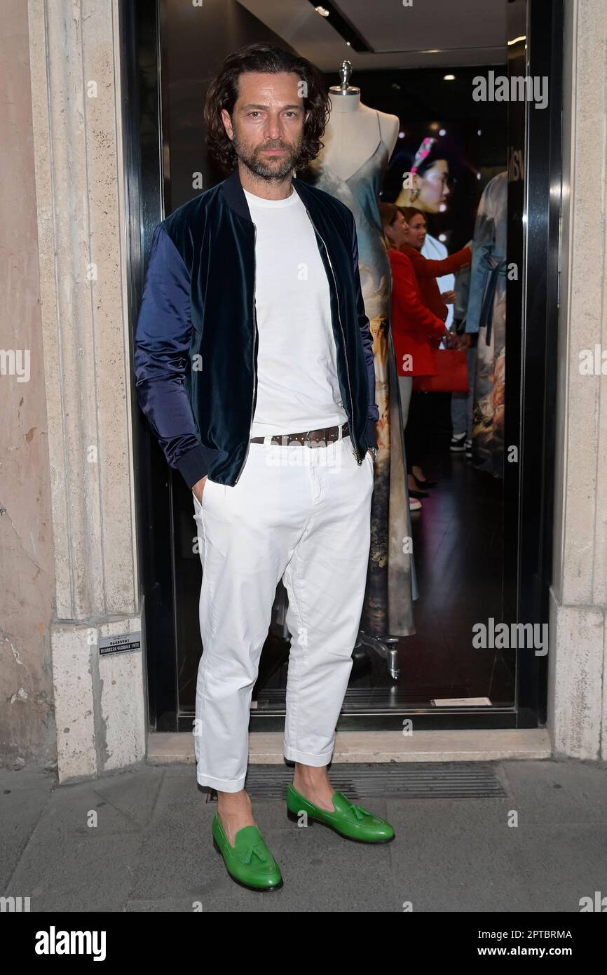 Rome, Italy. 27th Apr, 2023. Luca Capuano attends the inauguration of ...