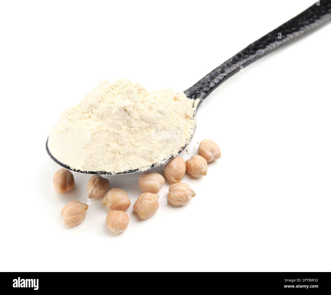 Spoon chickpea flour grains hi-res stock photography and images - Alamy