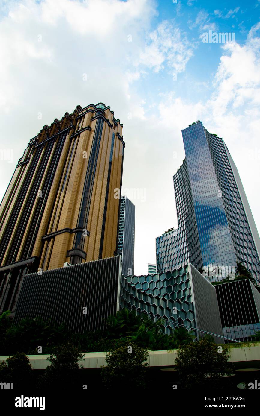 Office Buildings - Singapore City Stock Photo - Alamy
