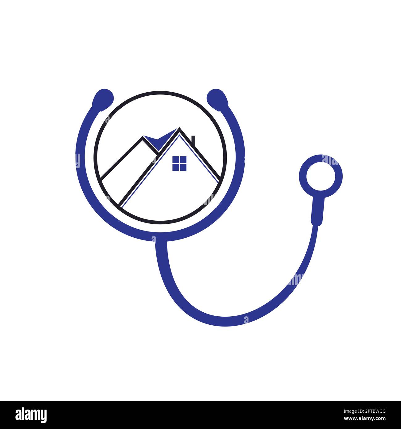 Doctor home vector logo design. House medical vector logo concept Stock ...