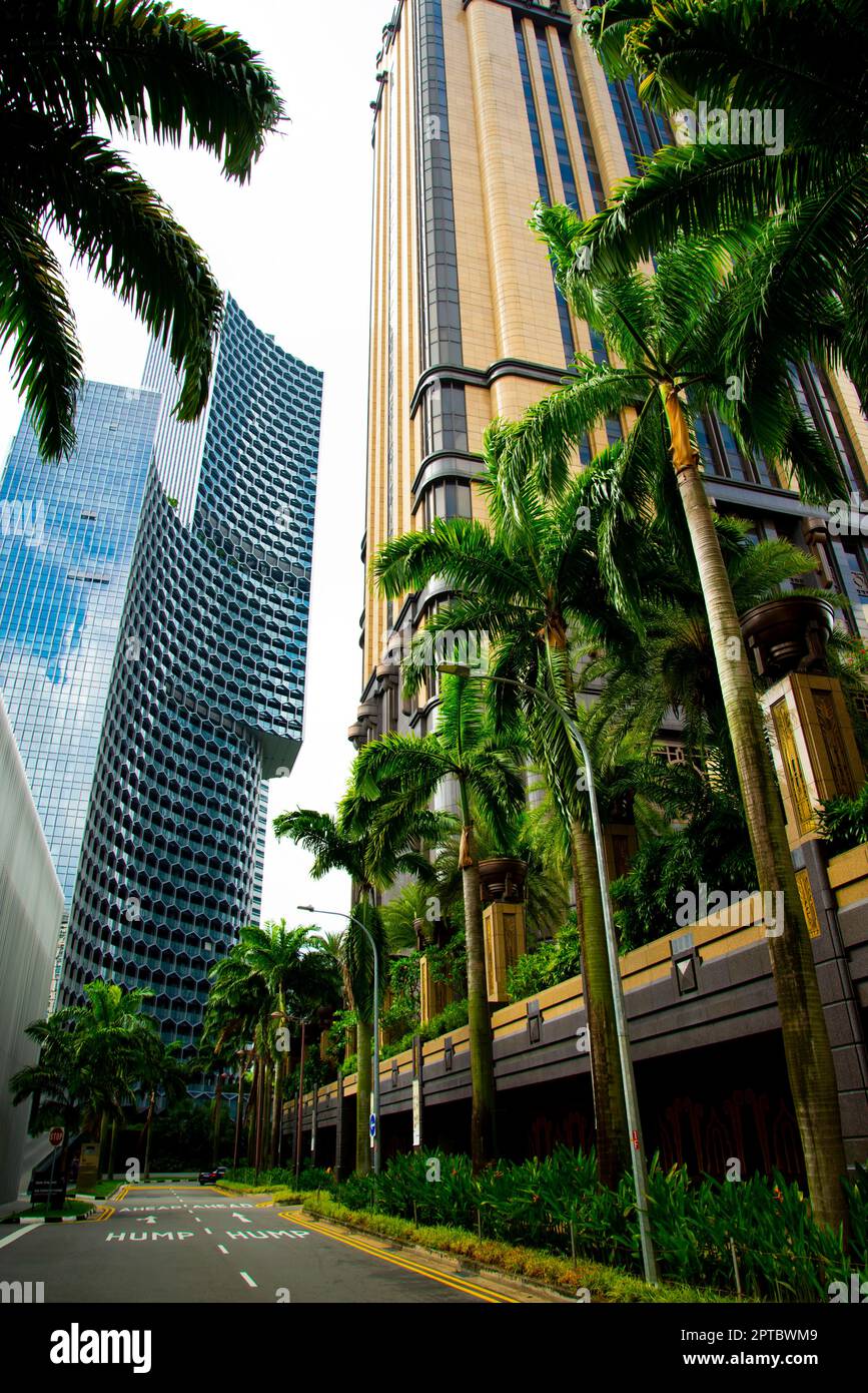 Office Buildings - Singapore City Stock Photo - Alamy