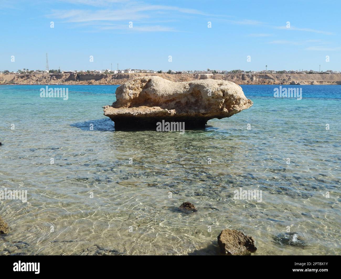 Stone texture on the Red Sea of Egypt Stock Photo - Alamy