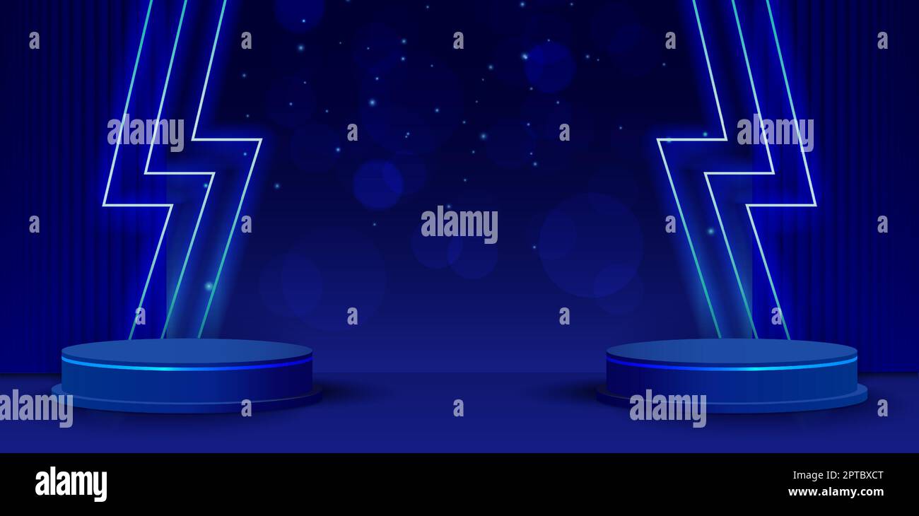 Podium backdrop theatre Stock Vector Images - Alamy