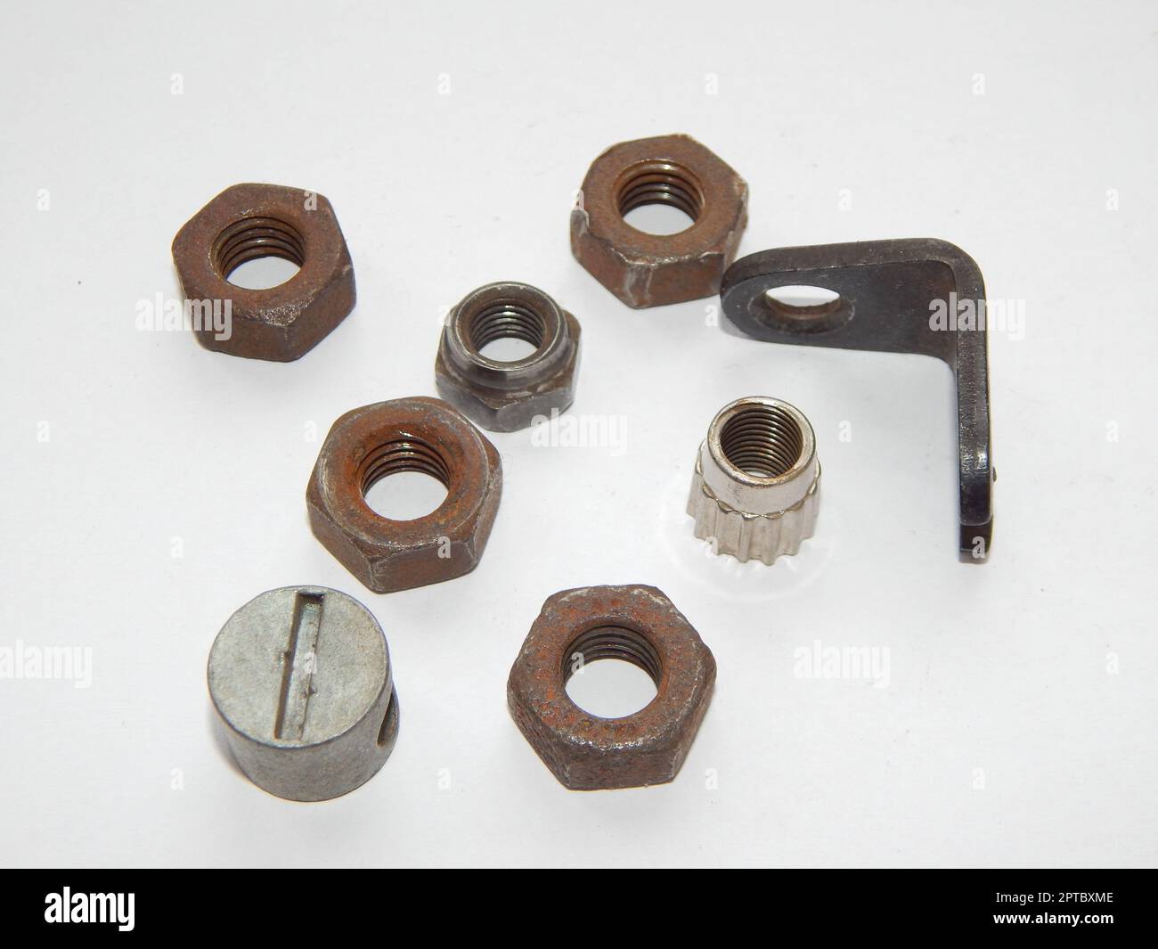Bolts and nuts for repair and construction Stock Photo - Alamy