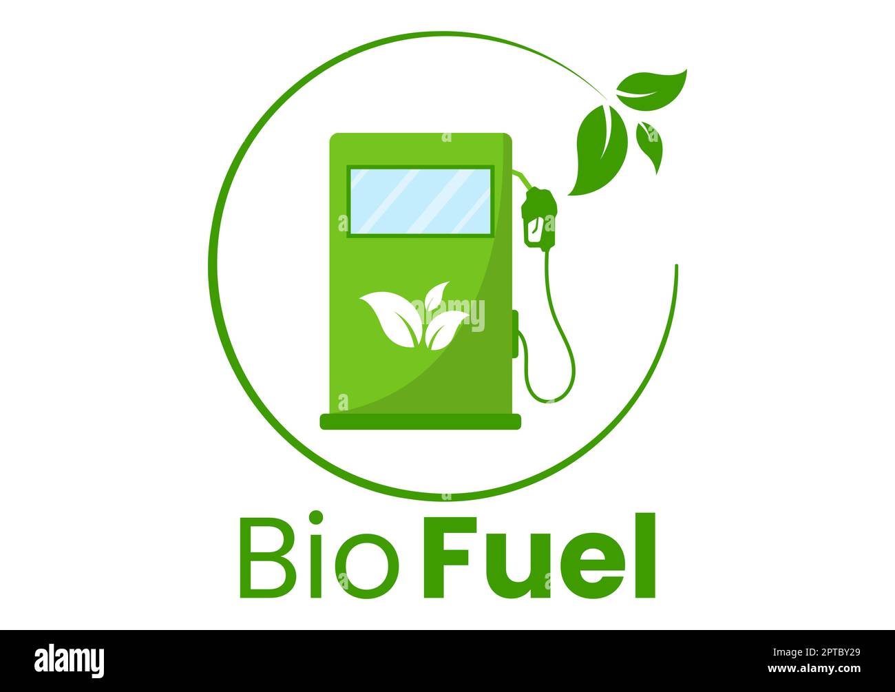 Biofuel Life Cycle of Natural Materials and Plants with Green Barrels ...